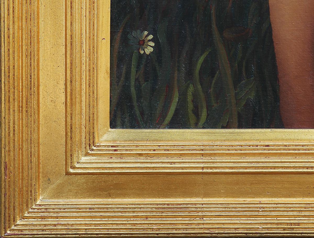 Edward Povey - “A Woman in a Landscape” Dark Green Toned Surrealist ...