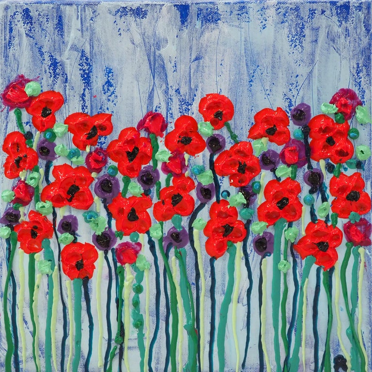 Edward Rittenberg - Small Poppy Series III For Sale at 1stDibs
