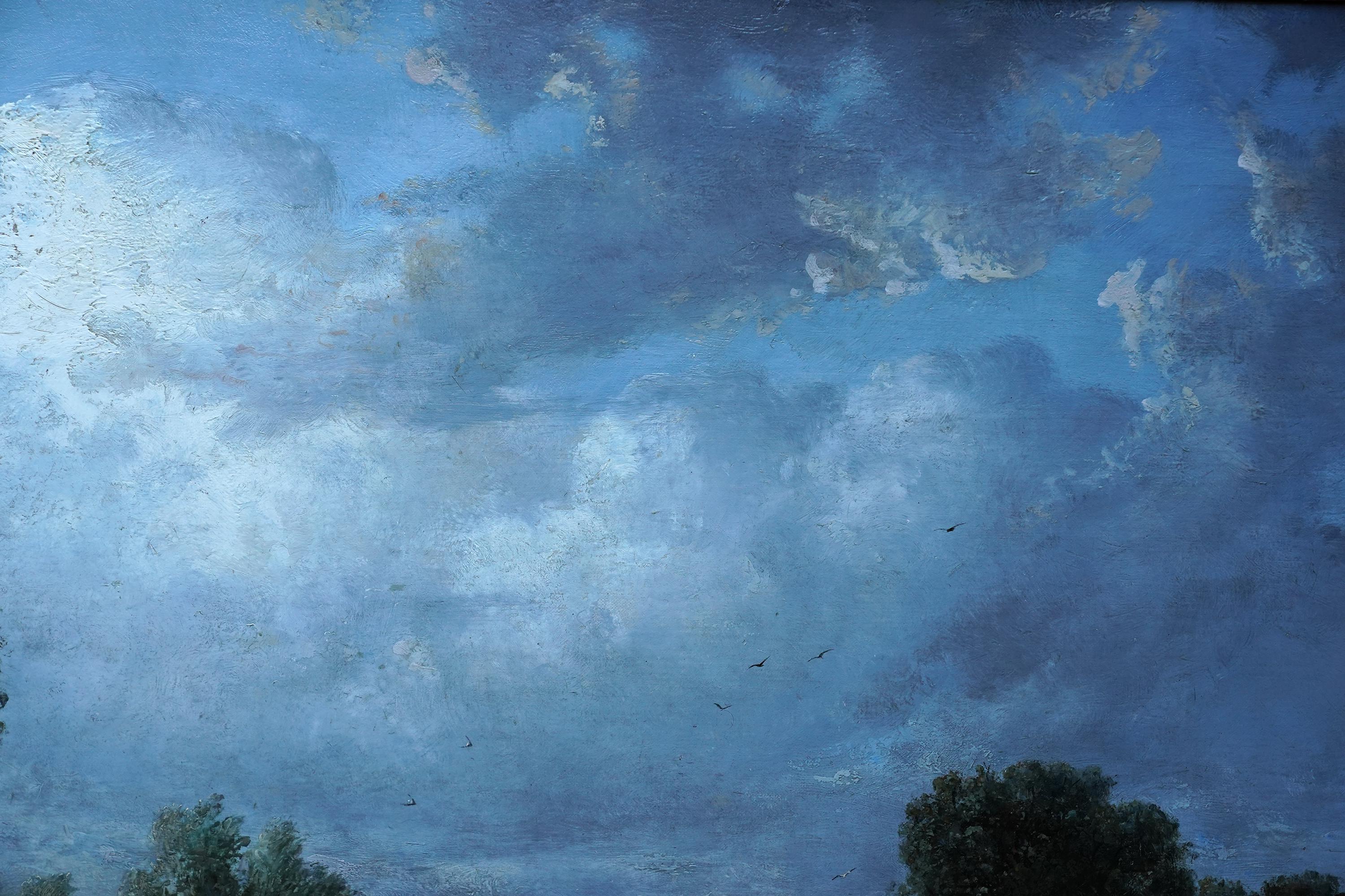 Edward Robert Smythe - Constable Country Landscape - British 19th ...