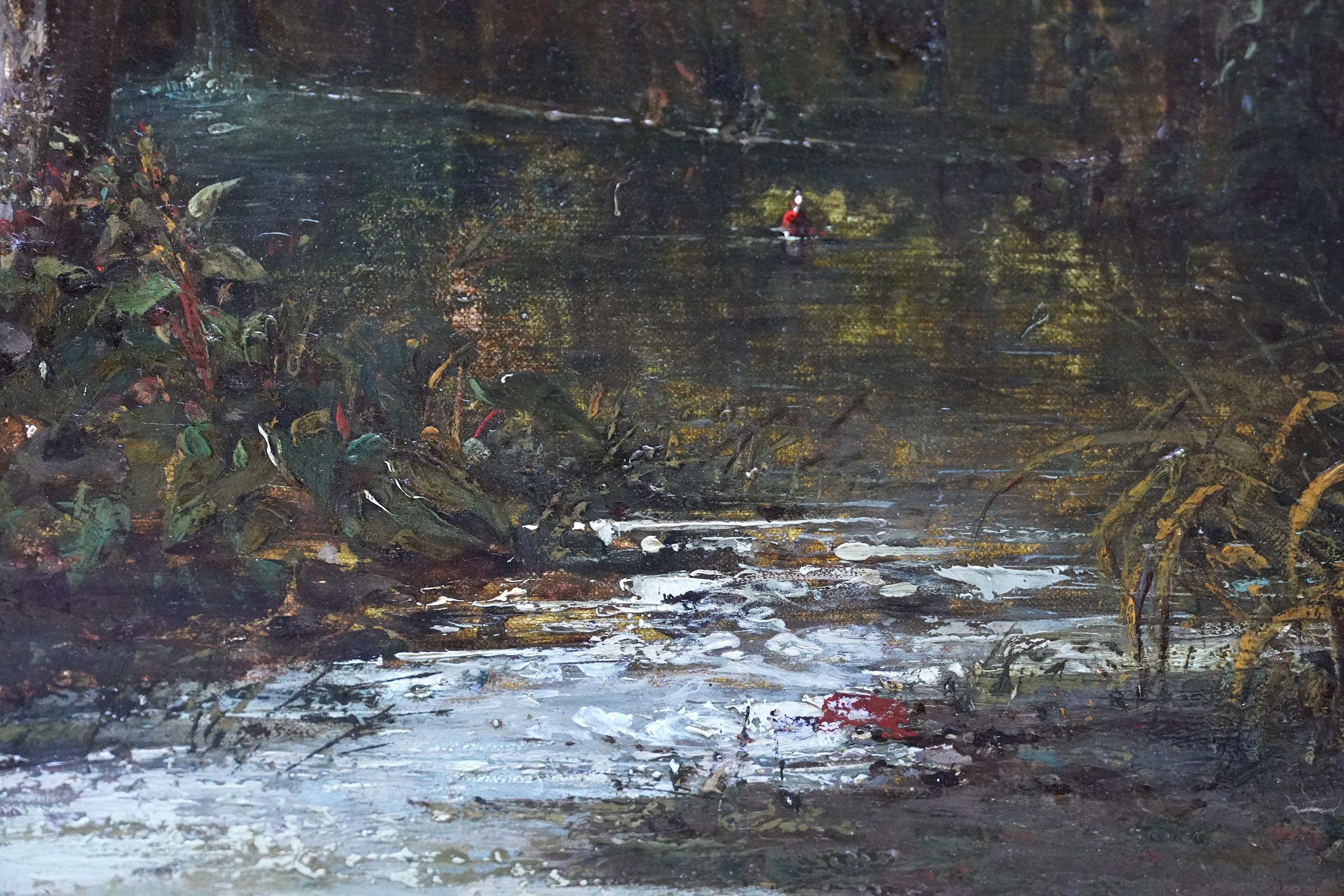 Edward Robert Smythe - Constable Country Landscape - British 19th century Victorian art oil ...