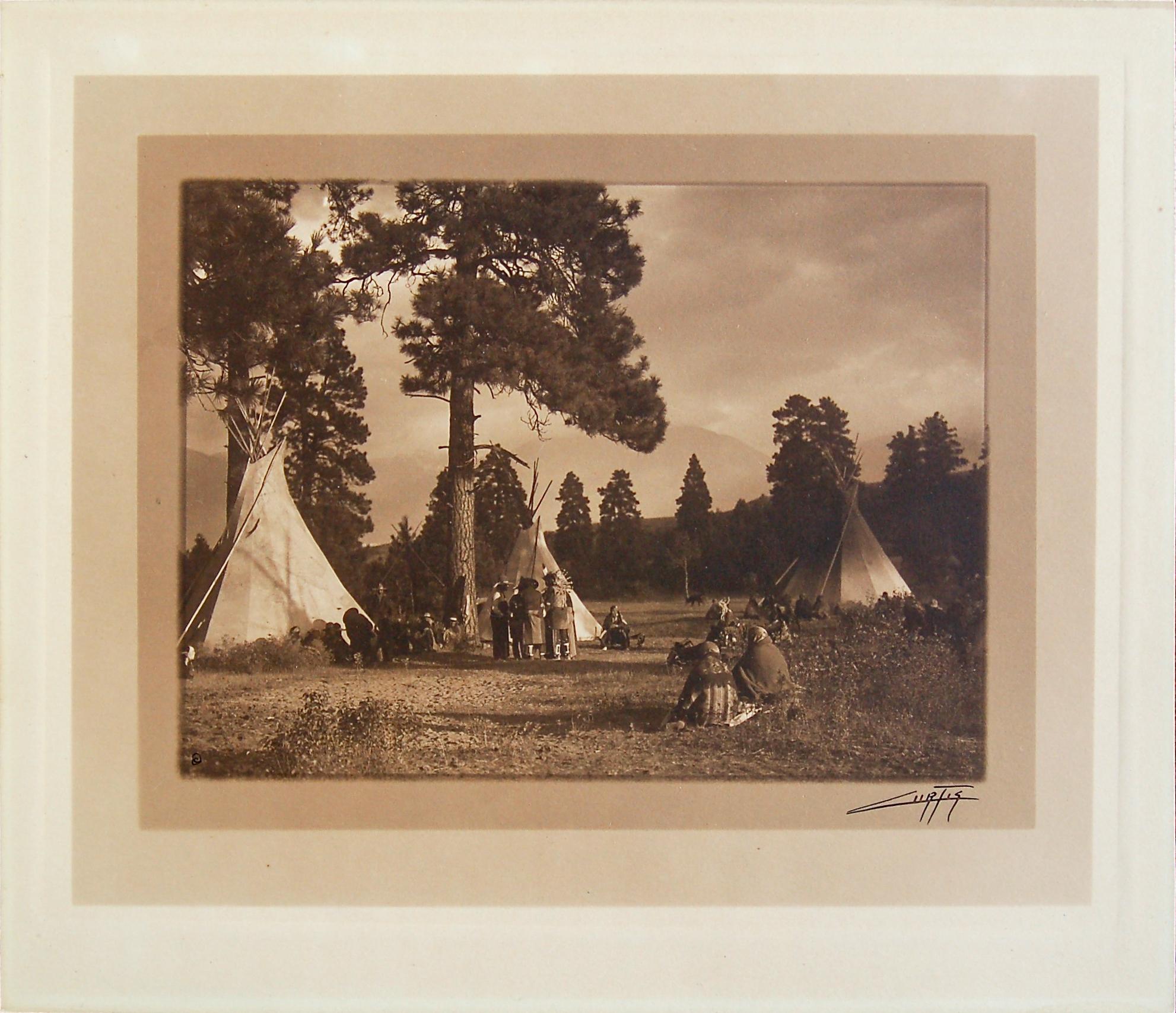 Edward S. Curtis, 1868-1952 - Edward S. Curtis vintage Double Border ...