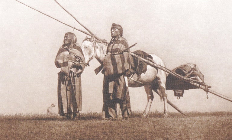 Edward Sheriff Curtis - A Travois: Blackfoot at 1stDibs | a travois ...