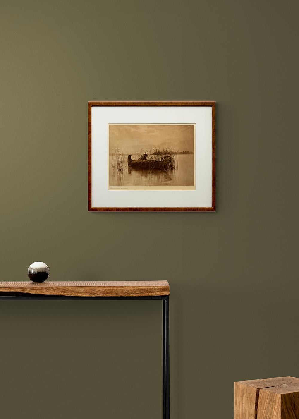 Edward Sheriff Curtis - The Rush Gatherer- Kutenai, Original 1910 E.S ...