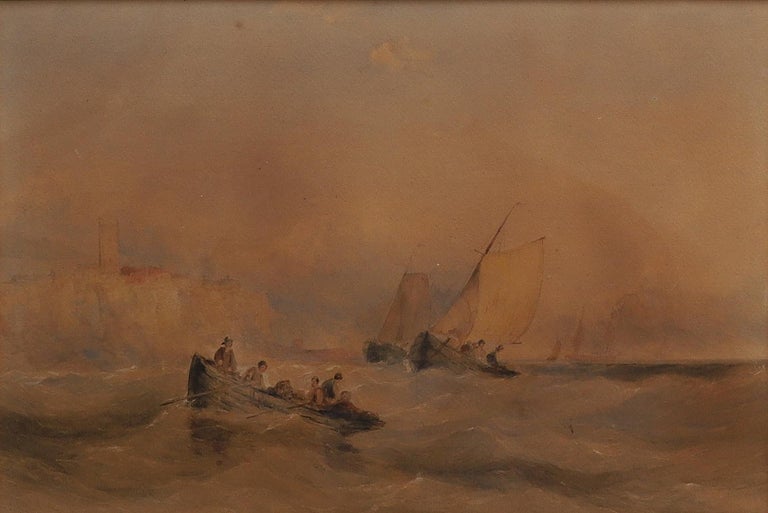 Edward Tucker - Fishing Boats In Heavy Seas For Sale at 1stDibs
