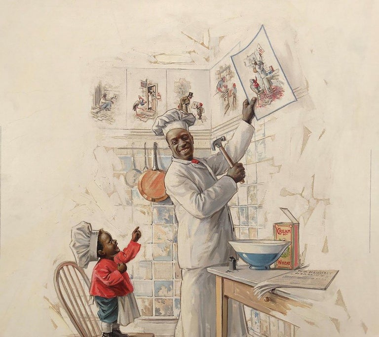 Edward Vincent Brewer - Cream of Corn Advertisement For Sale at 1stDibs