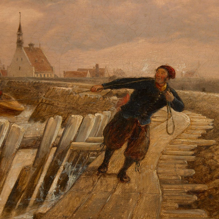 Edward William Cooke - Large Victorian coastal marine painting by ...
