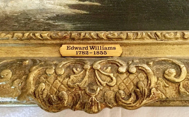 Edward Williams - A Pair of English Landscapes Genre paintings ...