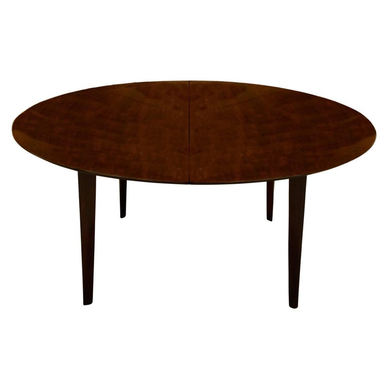Edward Wormley Angular Leg Walnut Dining Table, 1950s ‘Signed’ For Sale ...