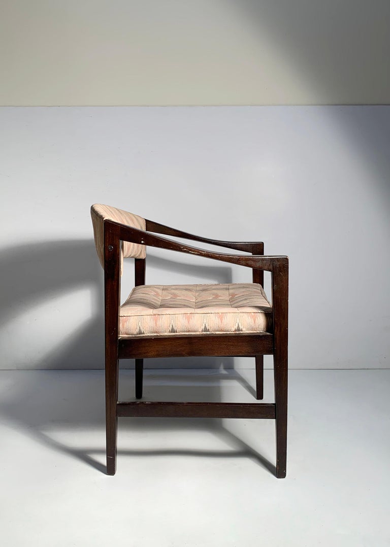 Edward Wormley Desk Arm Chair for Dunbar For Sale at 1stDibs