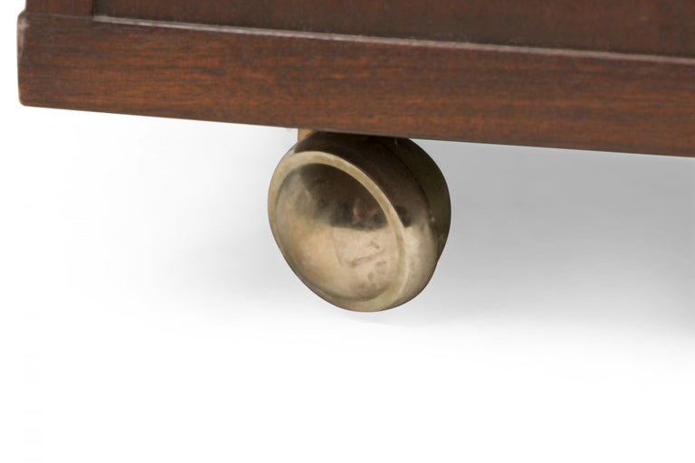Edward Wormley for Dunbar American Mid-Century Dark Walnut Janus ...