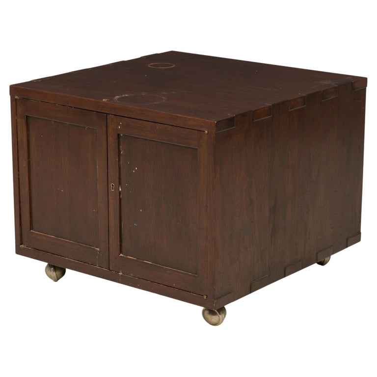 Edward Wormley for Dunbar American Mid-Century Dark Walnut Janus ...