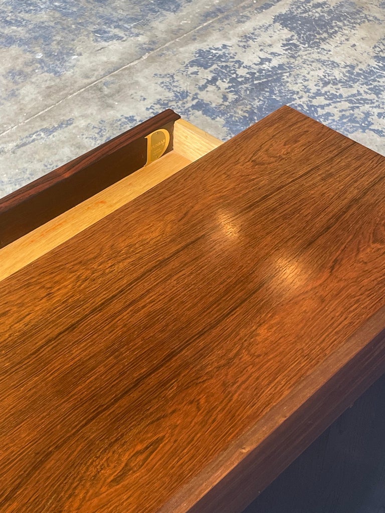 Edward Wormley for Dunbar Hall Console Table, Rosewood at 1stDibs