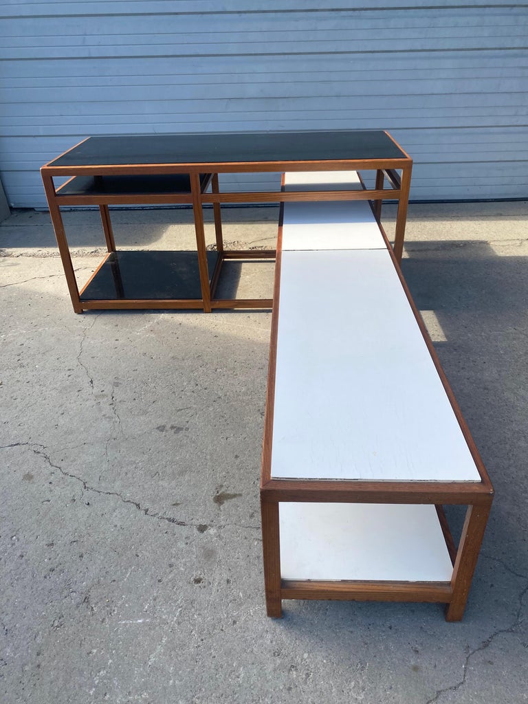 Edward Wormley for Dunbar Interlocking Tables, Coffee / Console For ...