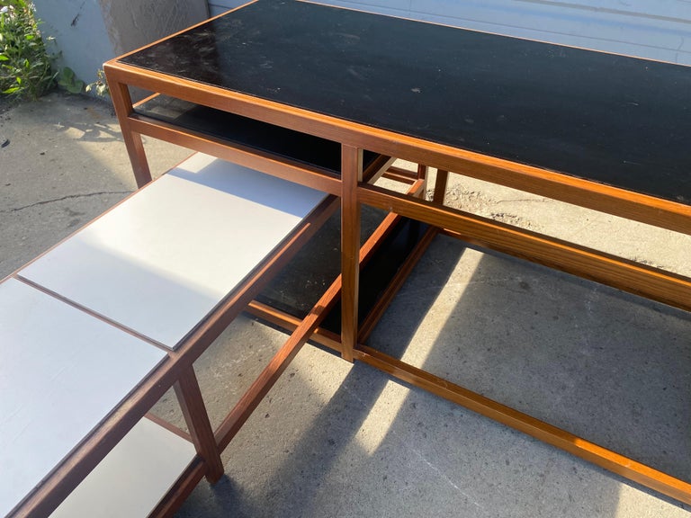 Edward Wormley for Dunbar Interlocking Tables, Coffee / Console For ...