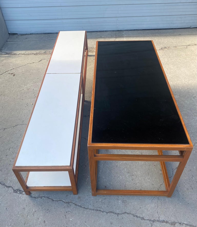 Edward Wormley for Dunbar Interlocking Tables, Coffee / Console For ...