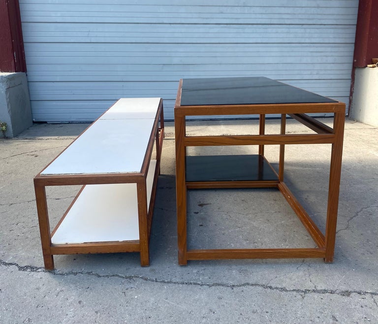 Edward Wormley for Dunbar Interlocking Tables, Coffee / Console For ...
