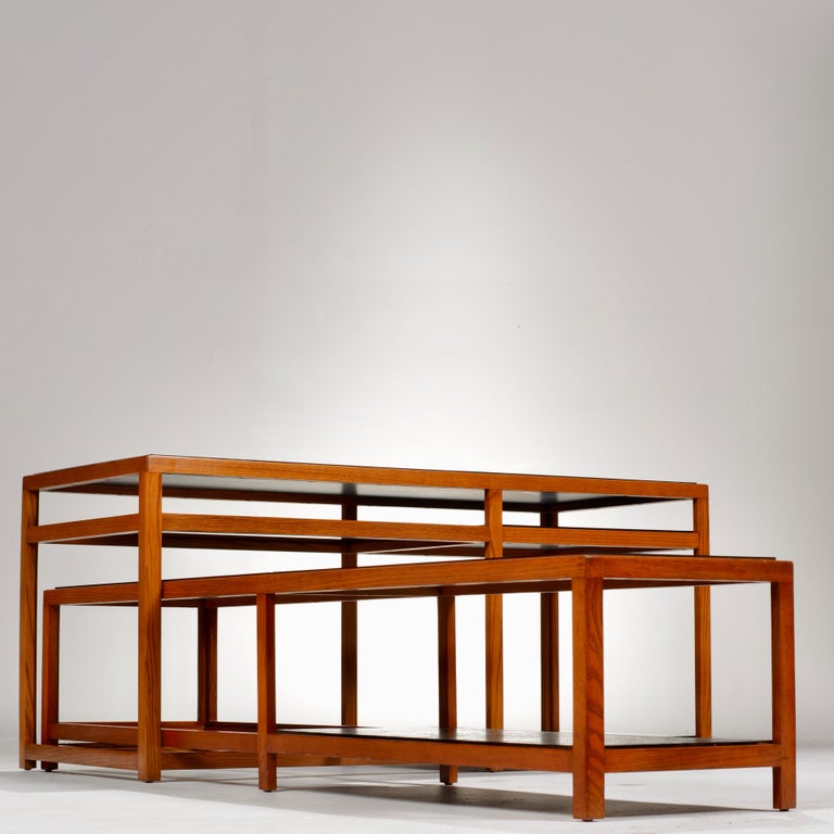 Edward Wormley for Dunbar Interlocking Tables For Sale at 1stDibs