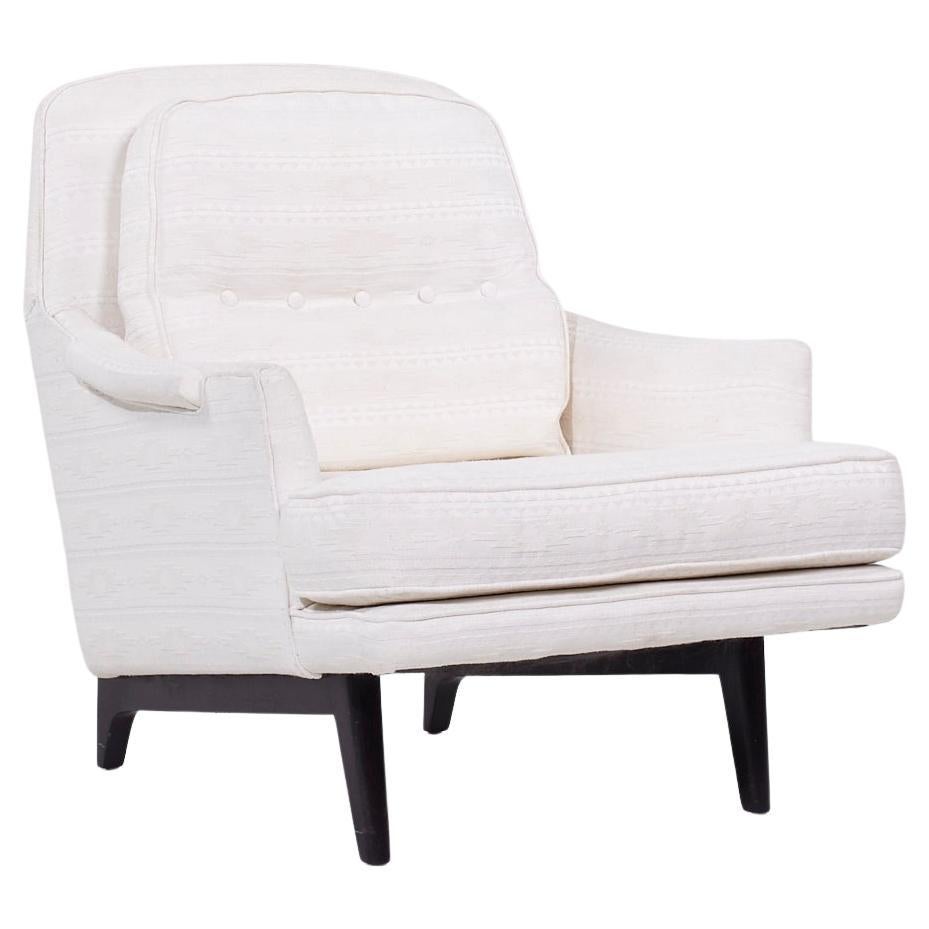 Roger Sprunger for Dunbar Mid Century Lounge Chair and Ottoman - Pair ...