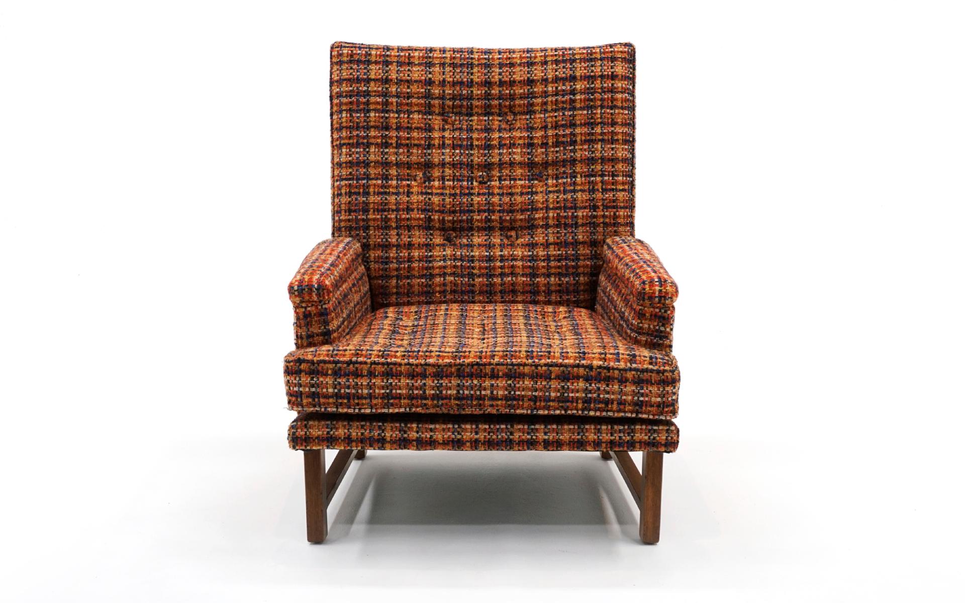 Edward Wormley for Dunbar Lounge Chair, Priced for Reupholstery at ...