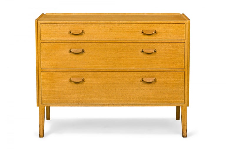 Edward Wormley for Dunbar Maple Three-Drawer Slant Front Chest For Sale ...
