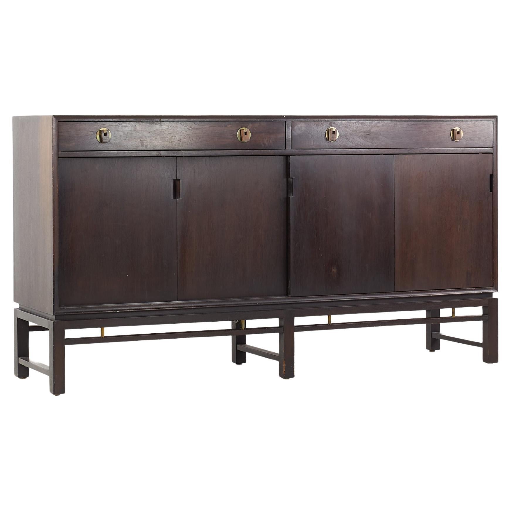 Credenza or Buffet by Edward Wormley for Dunbar in Oiled Walnut at 1stDibs