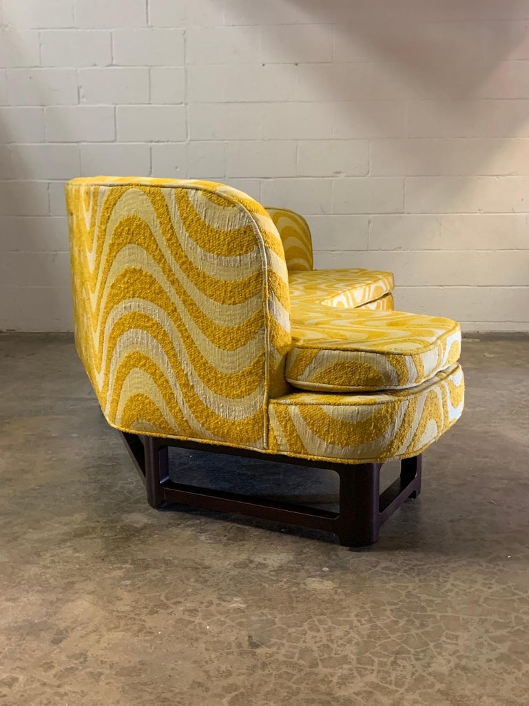 Edward Wormley for Dunbar Model 6329A Large Angled Sofa For Sale at 1stDibs