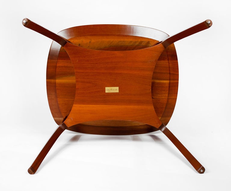 Edward Wormley for Dunbar Sculptural Janus Table with Natzler Tiles ...
