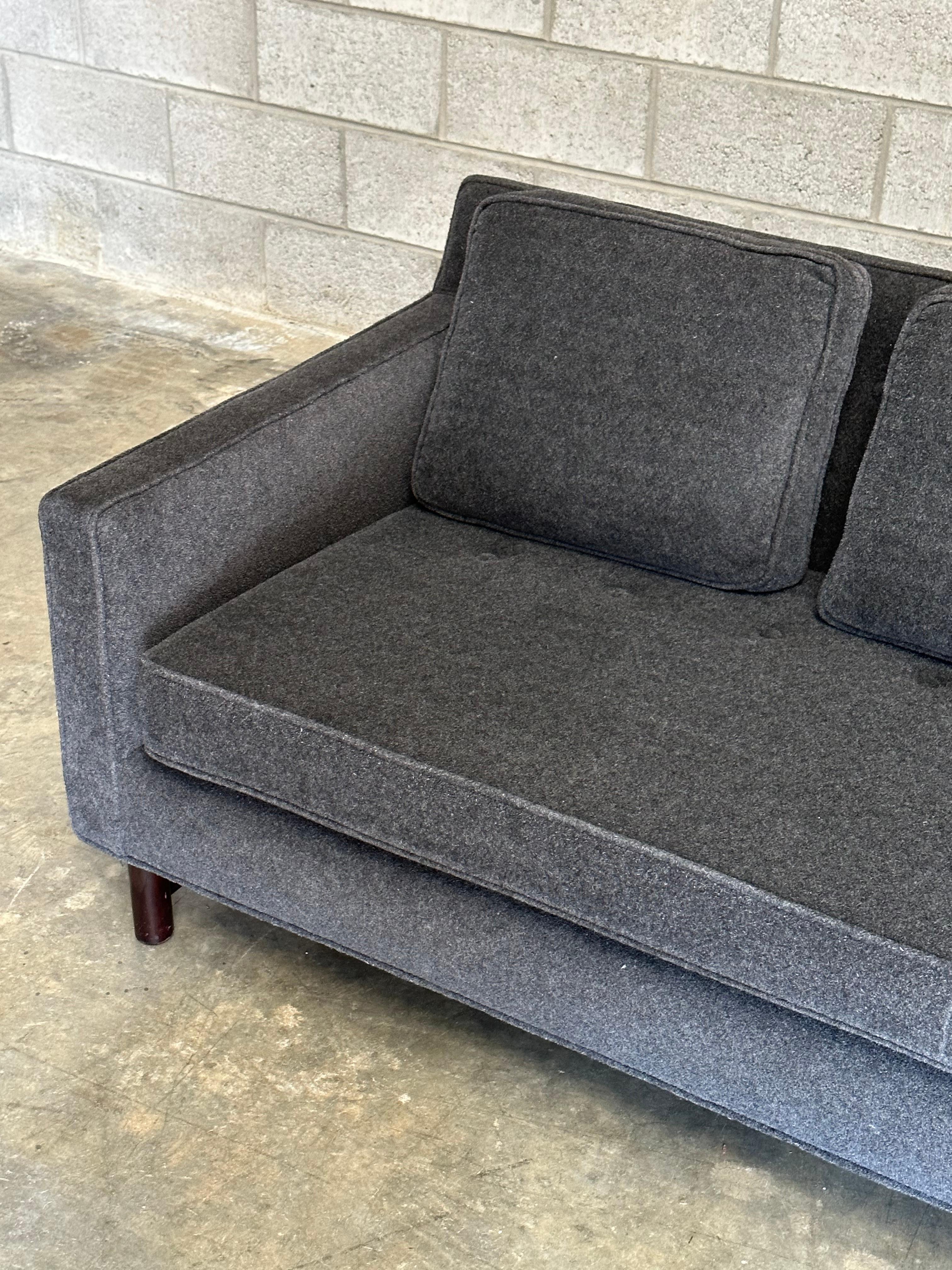 Edward Wormley for Dunbar Sofa With Stretchers For Sale at 1stDibs