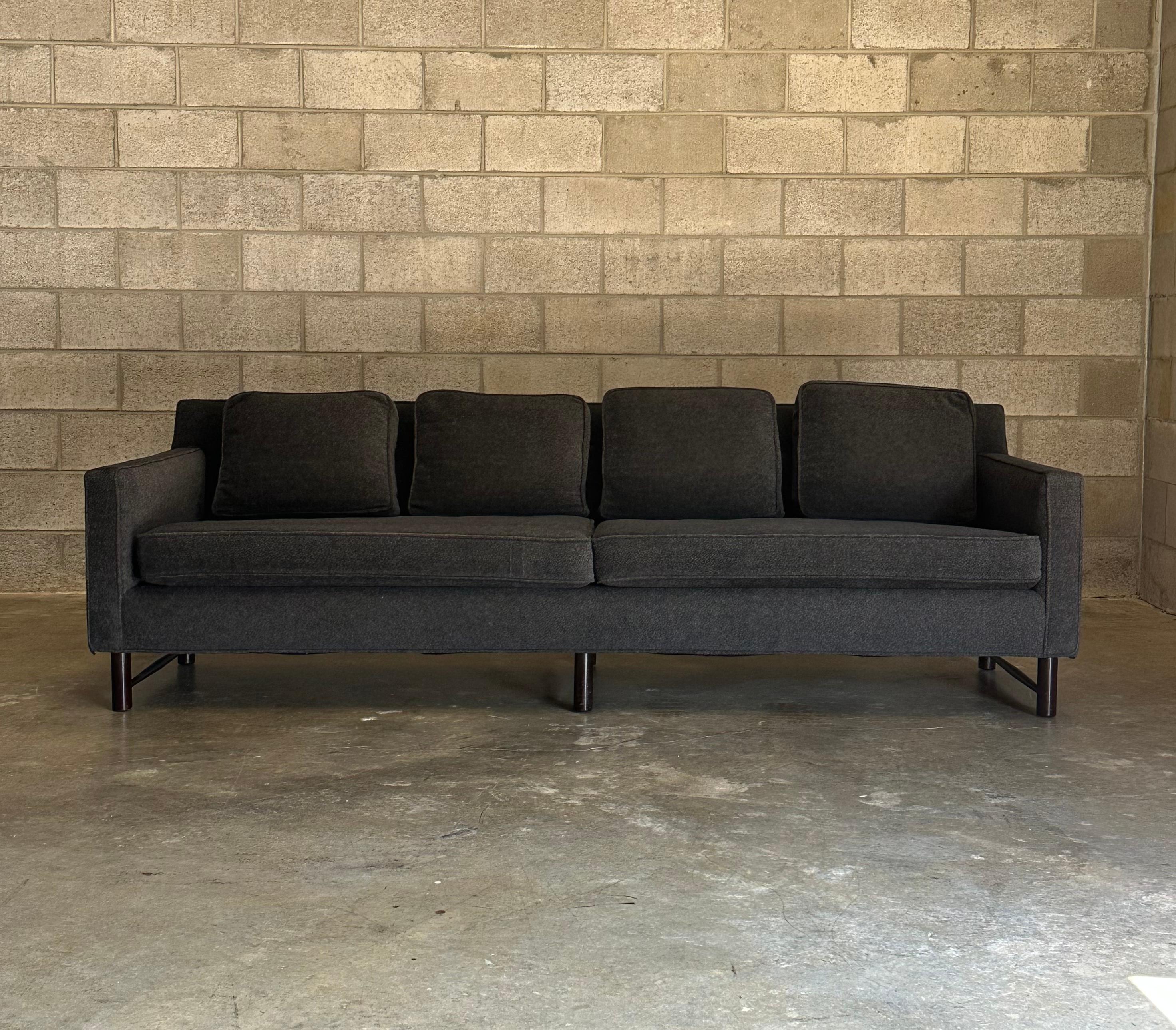 Edward Wormley for Dunbar Sofa With Stretchers For Sale at 1stDibs