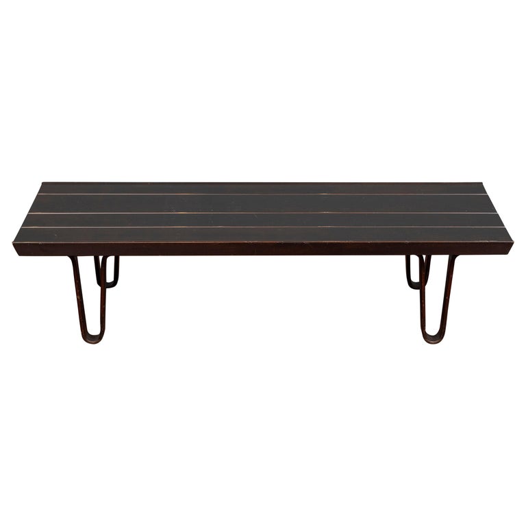 Edward Wormley Long John Bench for Dunbar For Sale at 1stDibs
