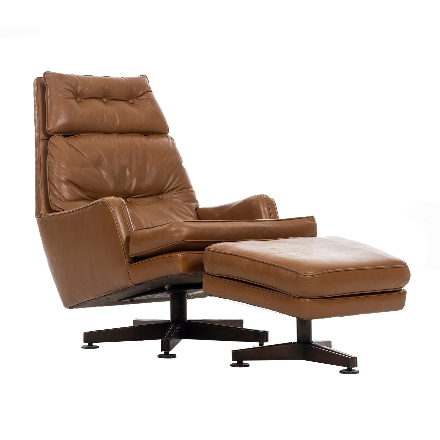 Rare and Exceptional Lounge Chair by Edward Wormley at 1stDibs