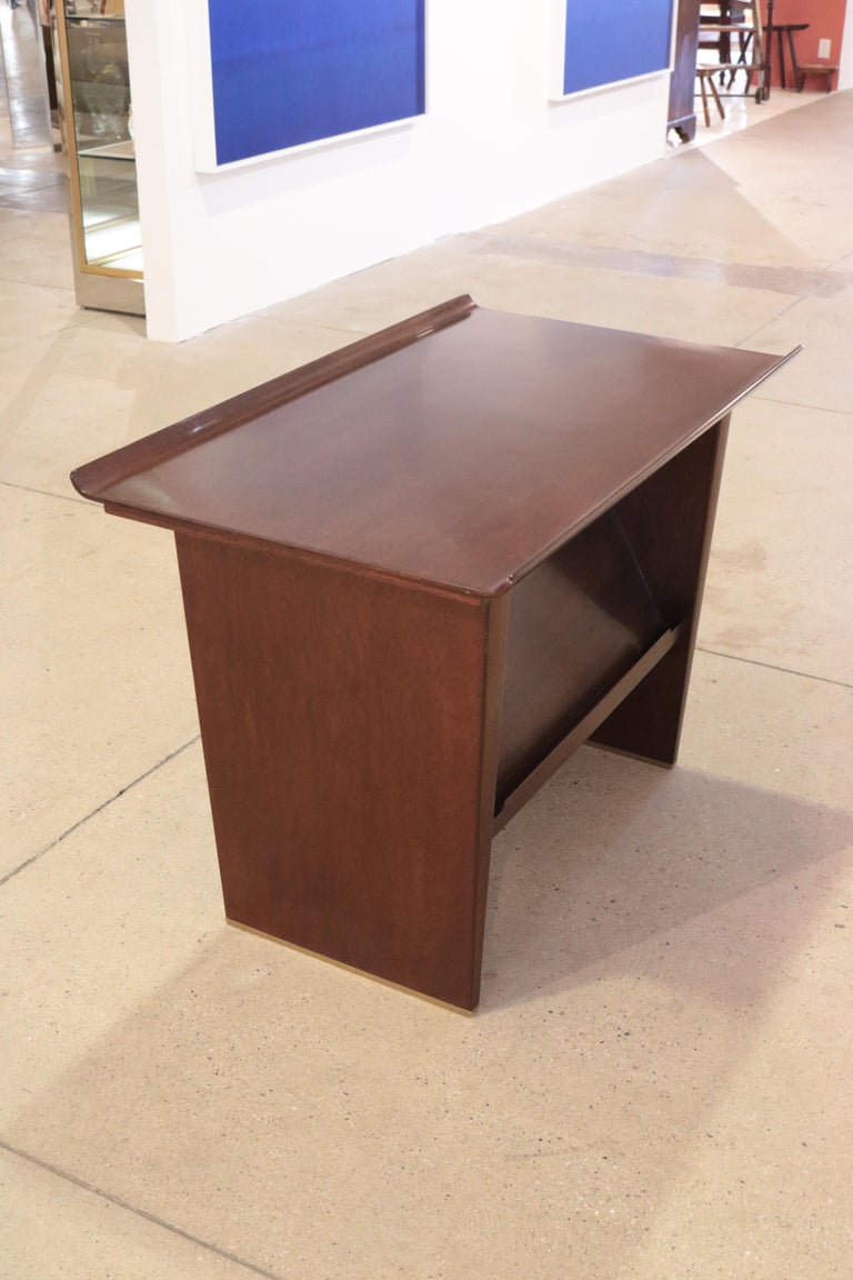 Edward Wormley Modernist Magazine Table For Sale at 1stDibs