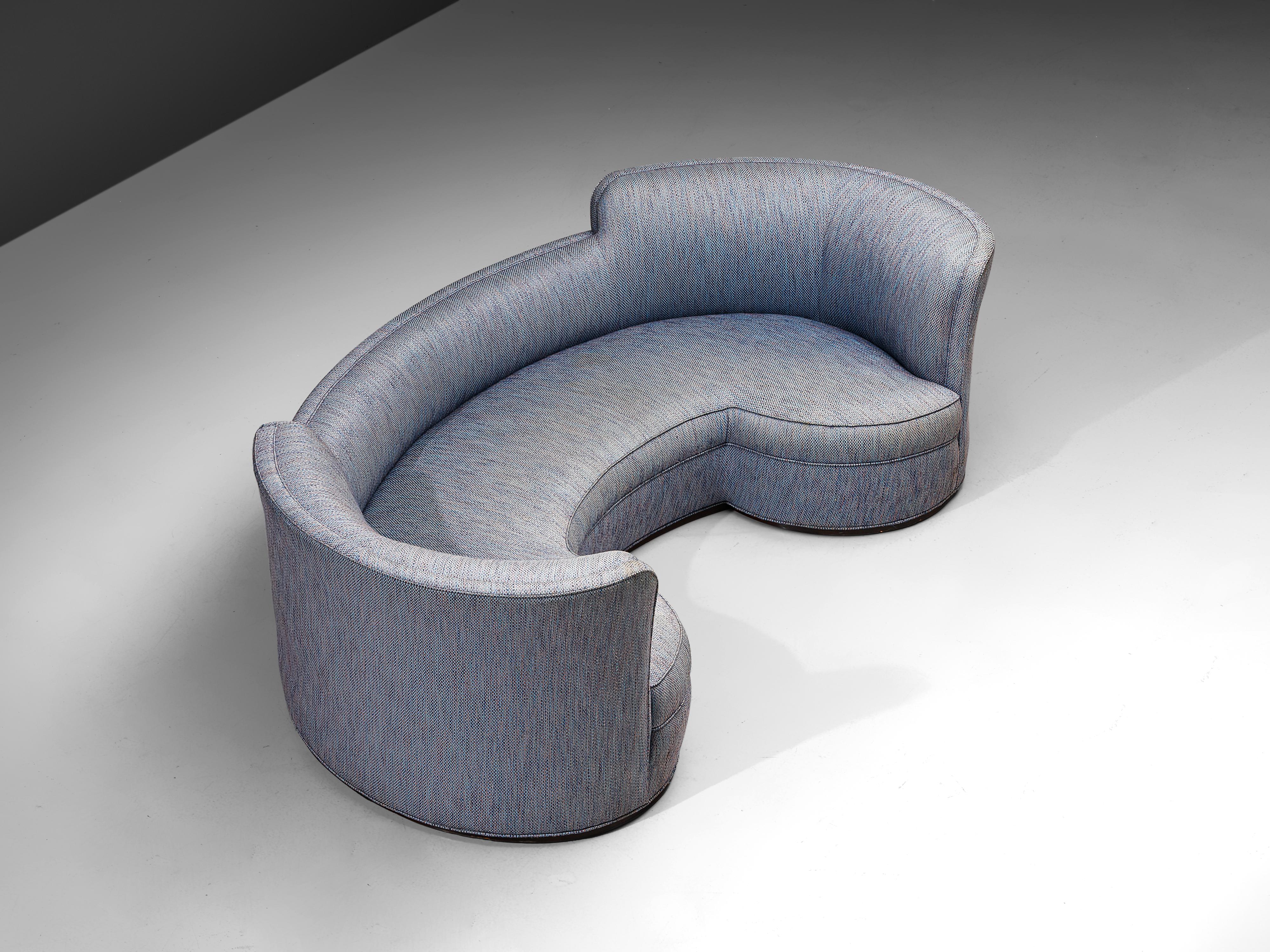 Edward Wormley 'Oasis' Sofa for Dunbar in Light Blue Fabric For Sale at ...