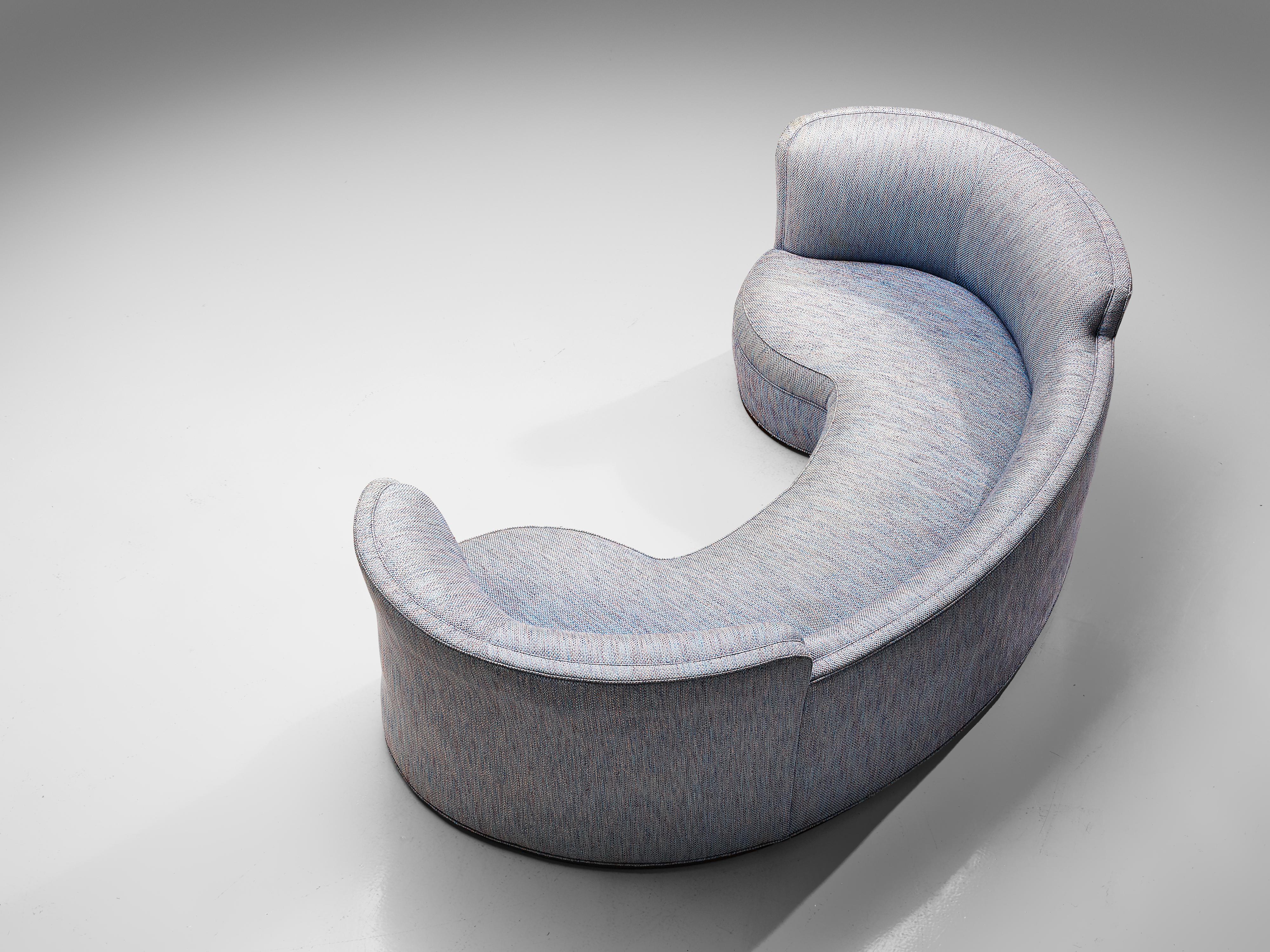Edward Wormley 'Oasis' Sofa for Dunbar in Light Blue Fabric For Sale at ...