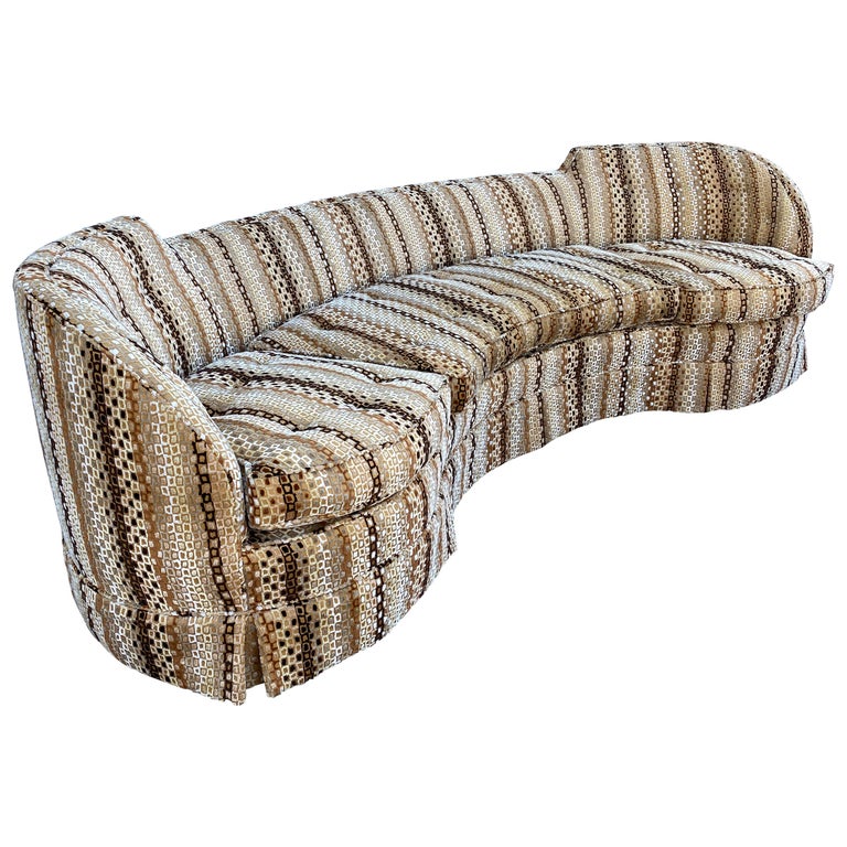 1950s Curved Sofa | Baci Living Room