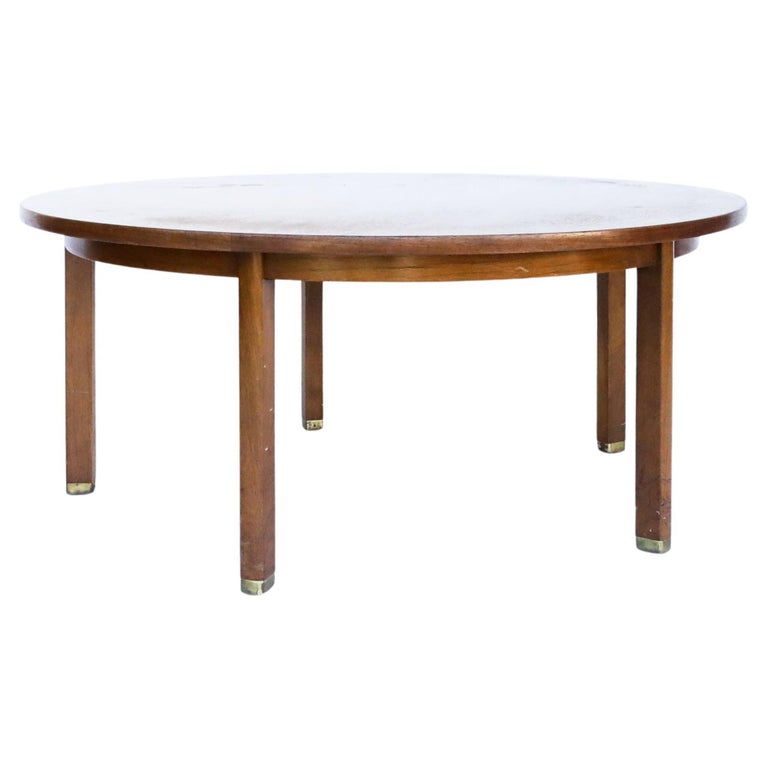 Edward Wormley Round Coffee Table for Dunbar For Sale at 1stDibs