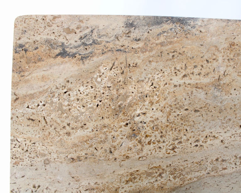 Edward Wormley Trapezoid Side Table with Asavan Carrara Marble Top for ...