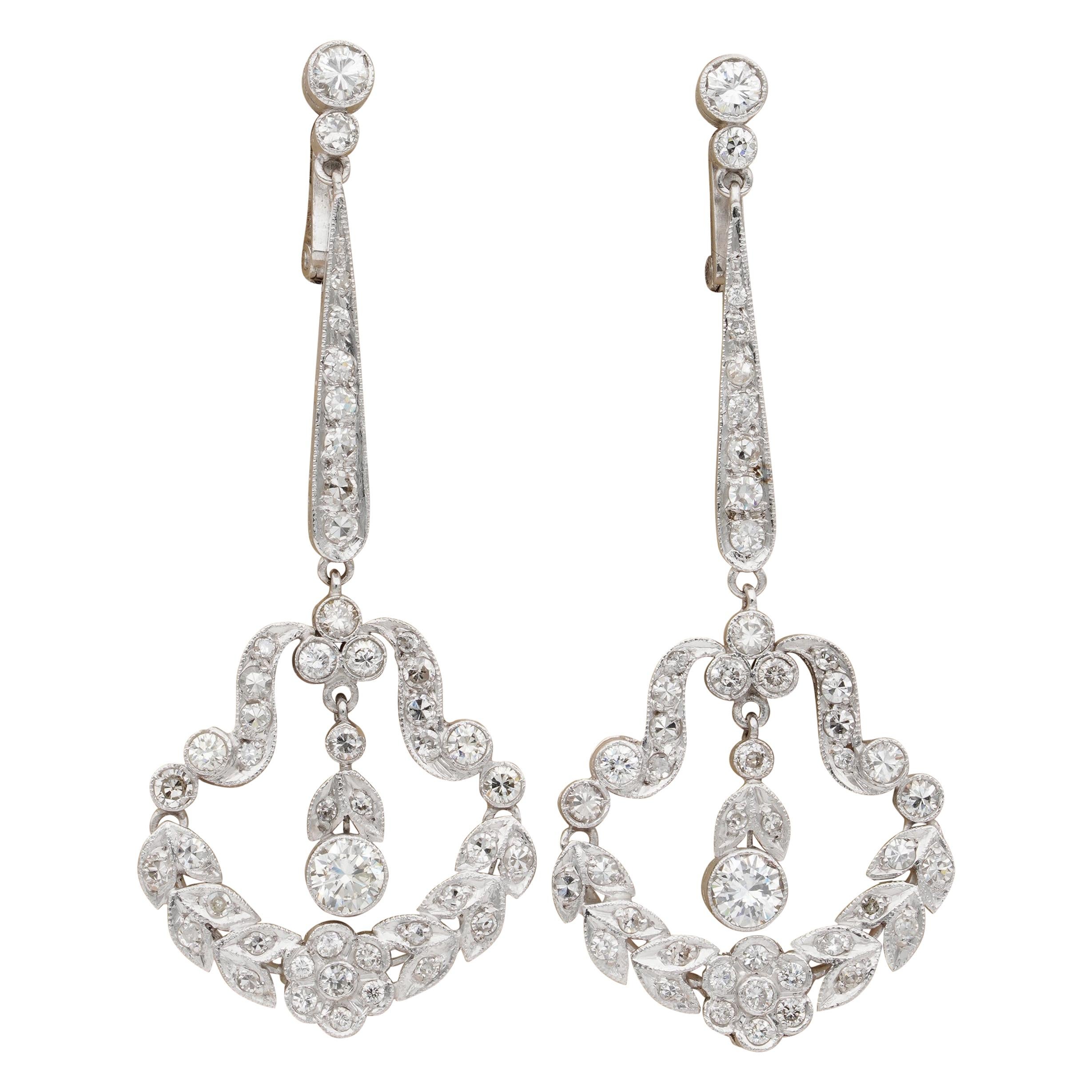 Early 1900s Drop Earrings - 32 For Sale at 1stdibs