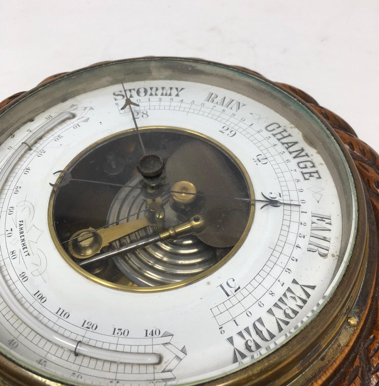 Edwardian Aneroid Ships Barometer at 1stDibs