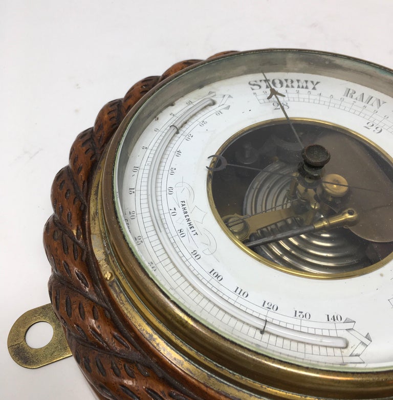 Edwardian Aneroid Ships Barometer at 1stDibs
