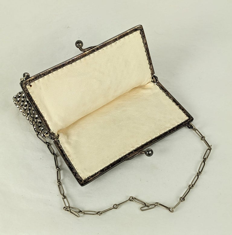Edwardian Beaded Crystal Purse For Sale at 1stDibs
