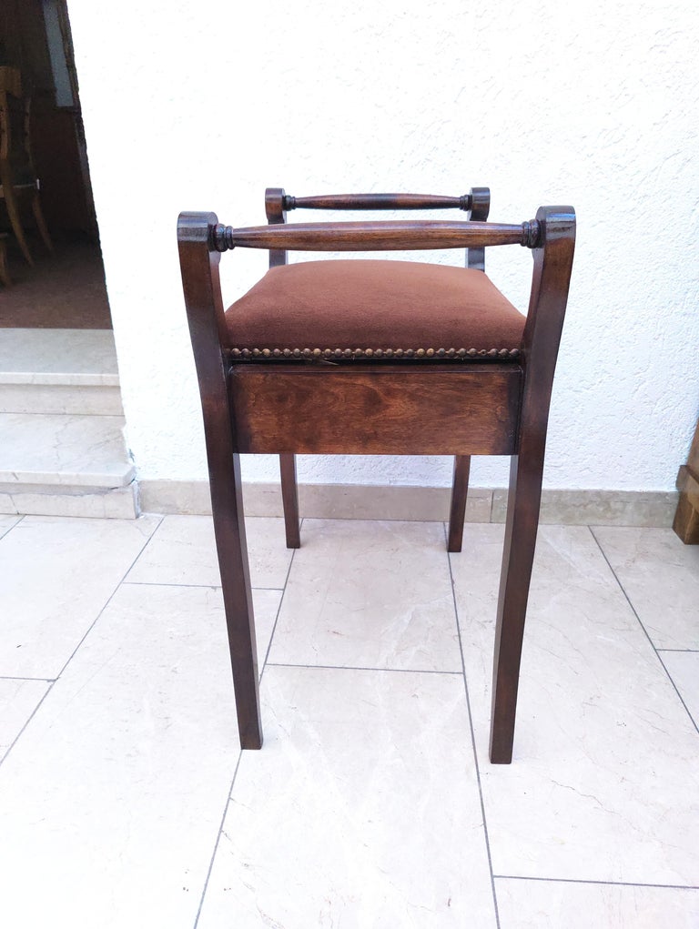 Edwardian Beech Stool For Sale at 1stDibs