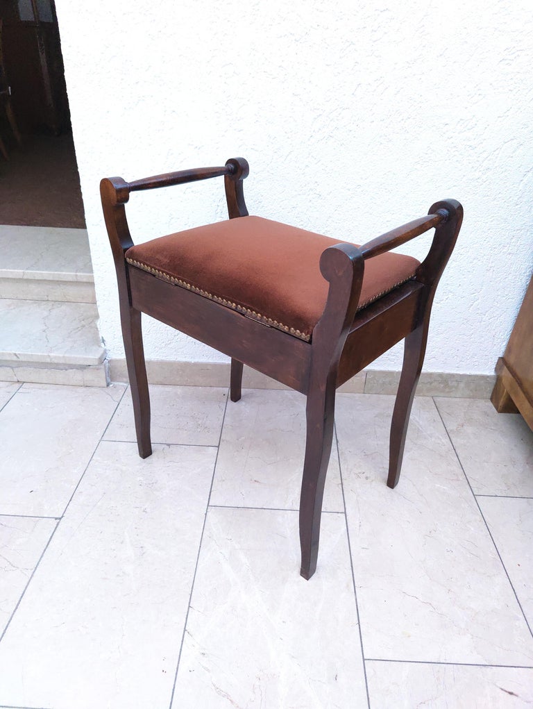 Edwardian Beech Stool For Sale at 1stDibs