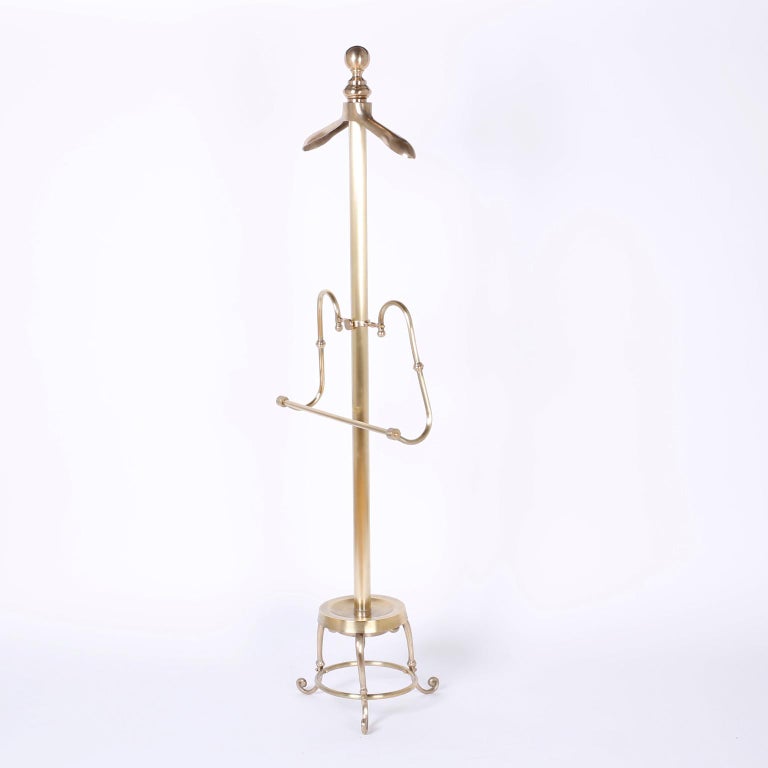 Edwardian Brass Coat Stand For Sale at 1stdibs