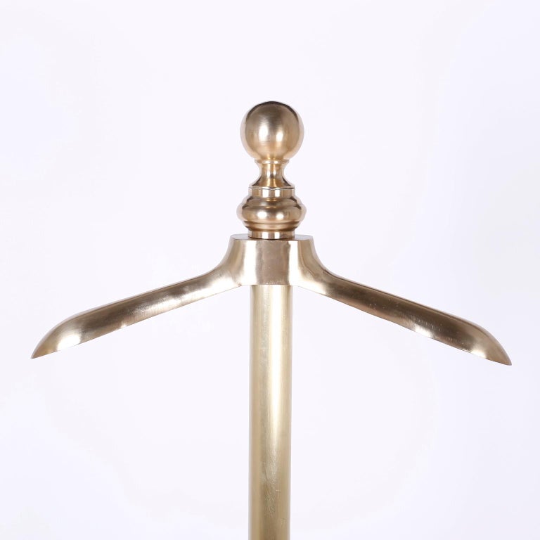 Edwardian Brass Coat Stand For Sale at 1stdibs