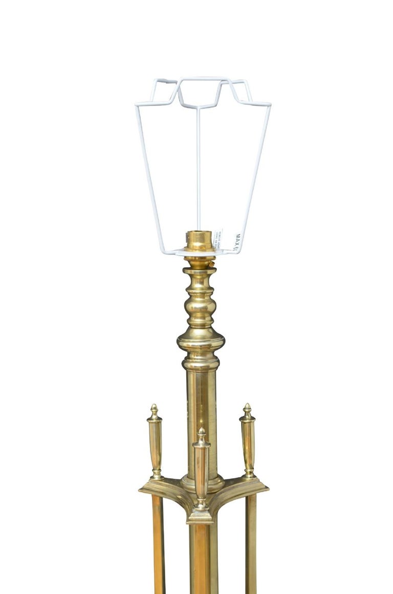 Edwardian Brass Standard Lamp at 1stDibs | edwardian floor lamp ...