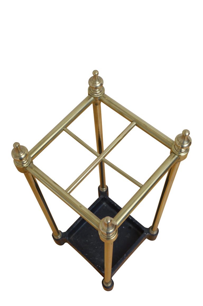 Edwardian Brass Umbrella Stand at 1stDibs