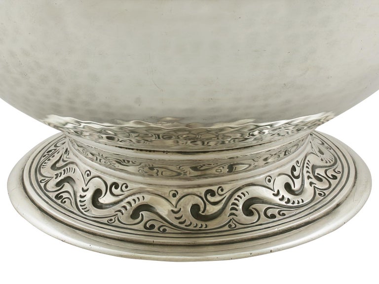 Antique Arts and Crafts Style Edwardian Britannia Standard Silver ...