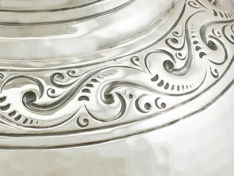 Antique Arts and Crafts Style Edwardian Britannia Standard Silver ...