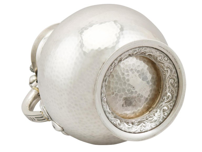 Antique Arts and Crafts Style Edwardian Britannia Standard Silver ...